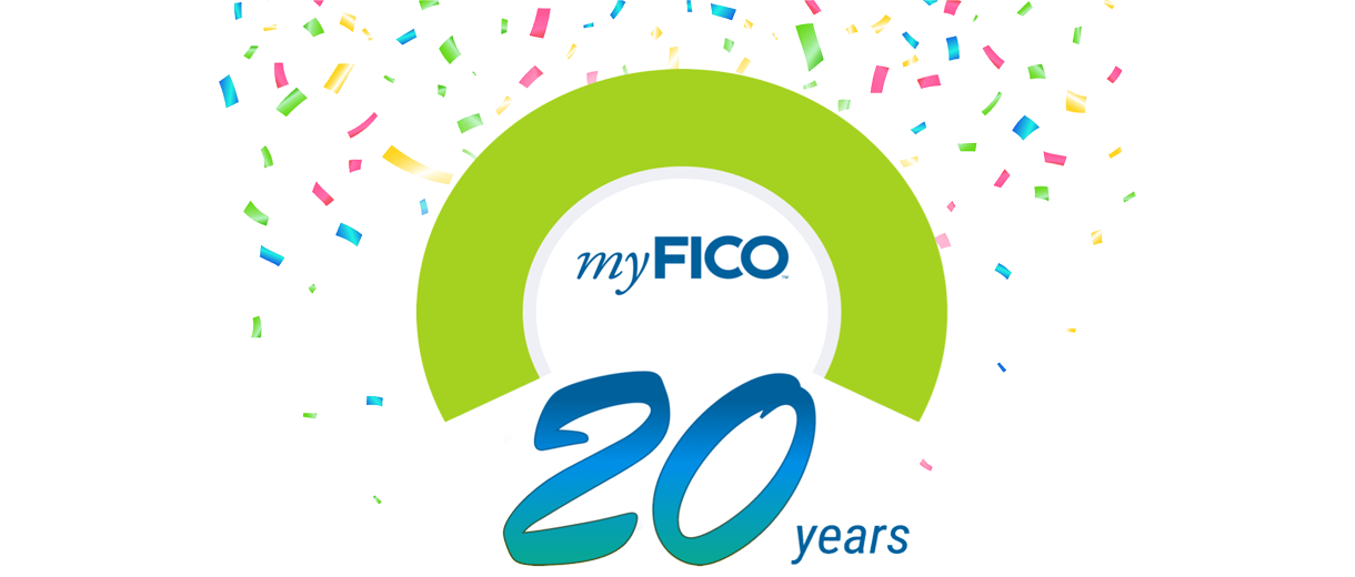 Let's Celebrate myFICO's 20th Anniversary! | myFICO